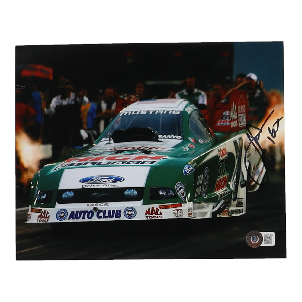 John Force Signed 8x10 Photo (Beckett) | Pristine Auction