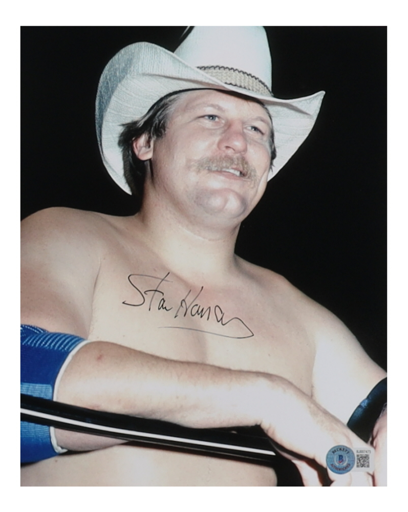 Stan Hansen Signed WWE 8x10 Photo (Beckett) | Pristine Auction