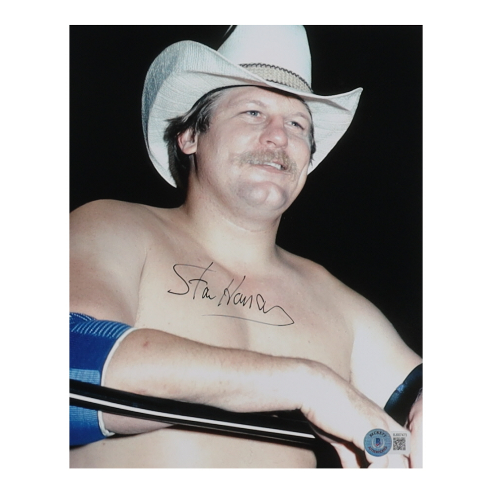 Stan Hansen Signed WWE 8x10 Photo (Beckett) | Pristine Auction