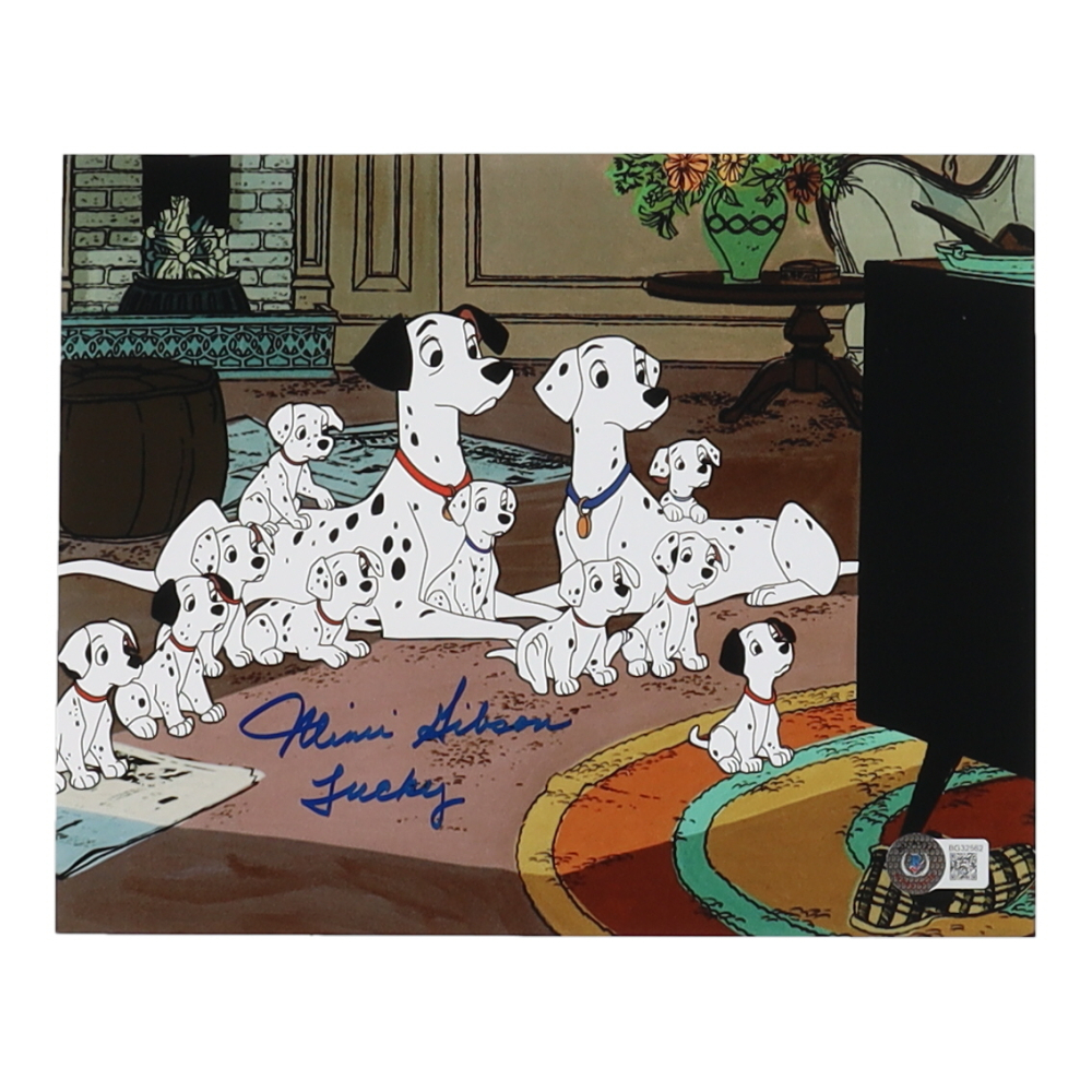 Mimi Gibson Signed "101 Dalmatians" 8x10 Photo Inscribed "Lucky ...