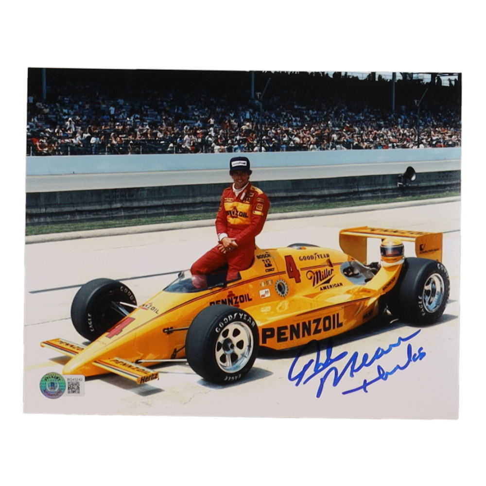 Rick Mears Signed 8x10 Photo (Beckett) | Pristine Auction