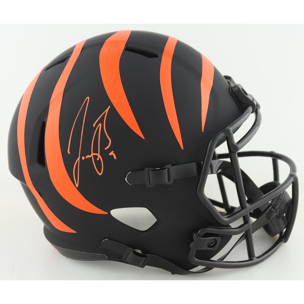 Joe Burrow Signed Bengals Full-Size Eclipse Alternate Speed Helmet ...