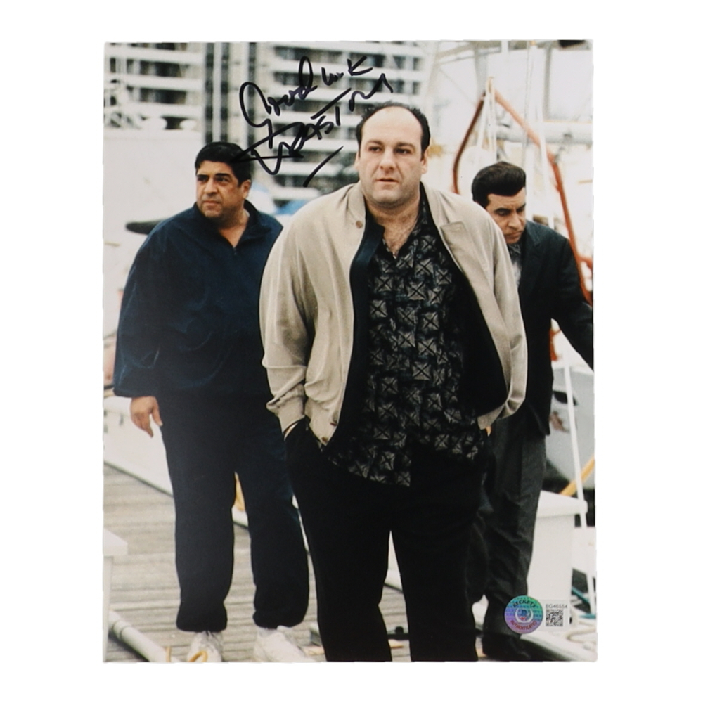 Vincent Pastore Signed "The Sopranos" 8x10 Photo Inscribed "Good Luck ...