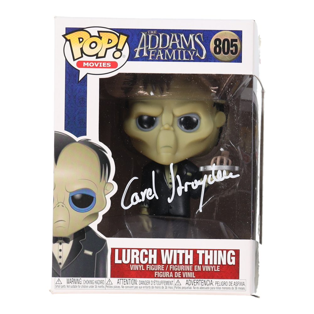 Carel Struycken Signed "The Addams Family" #805 Lurch with Thing Funko ...