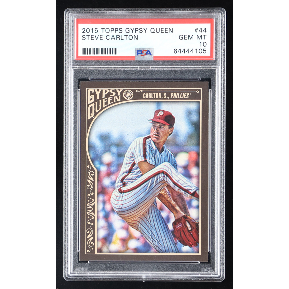 Steve Carlton 2015 Topps Gypsy Queen #44 (PSA 10) | Pristine Auction