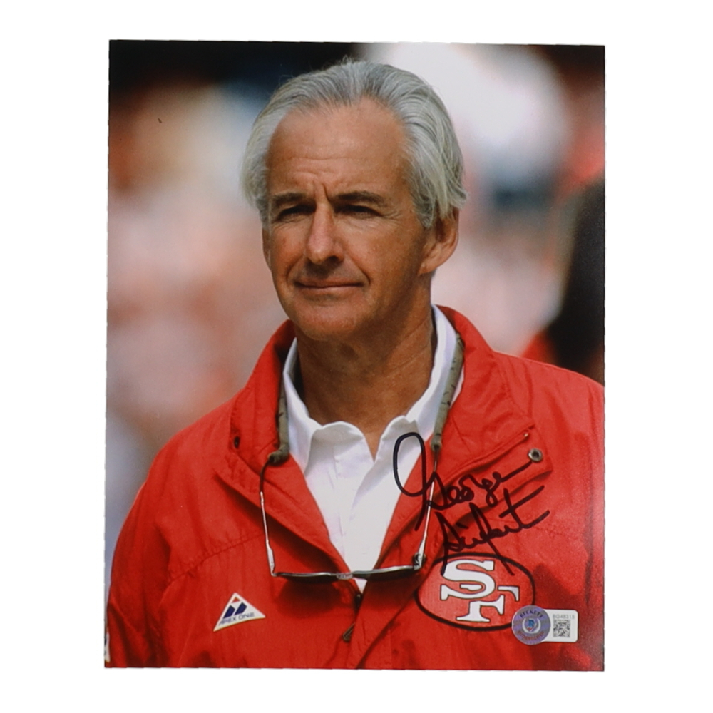 George Seifert Signed 49ers 8x10 Photo (Beckett) | Pristine Auction