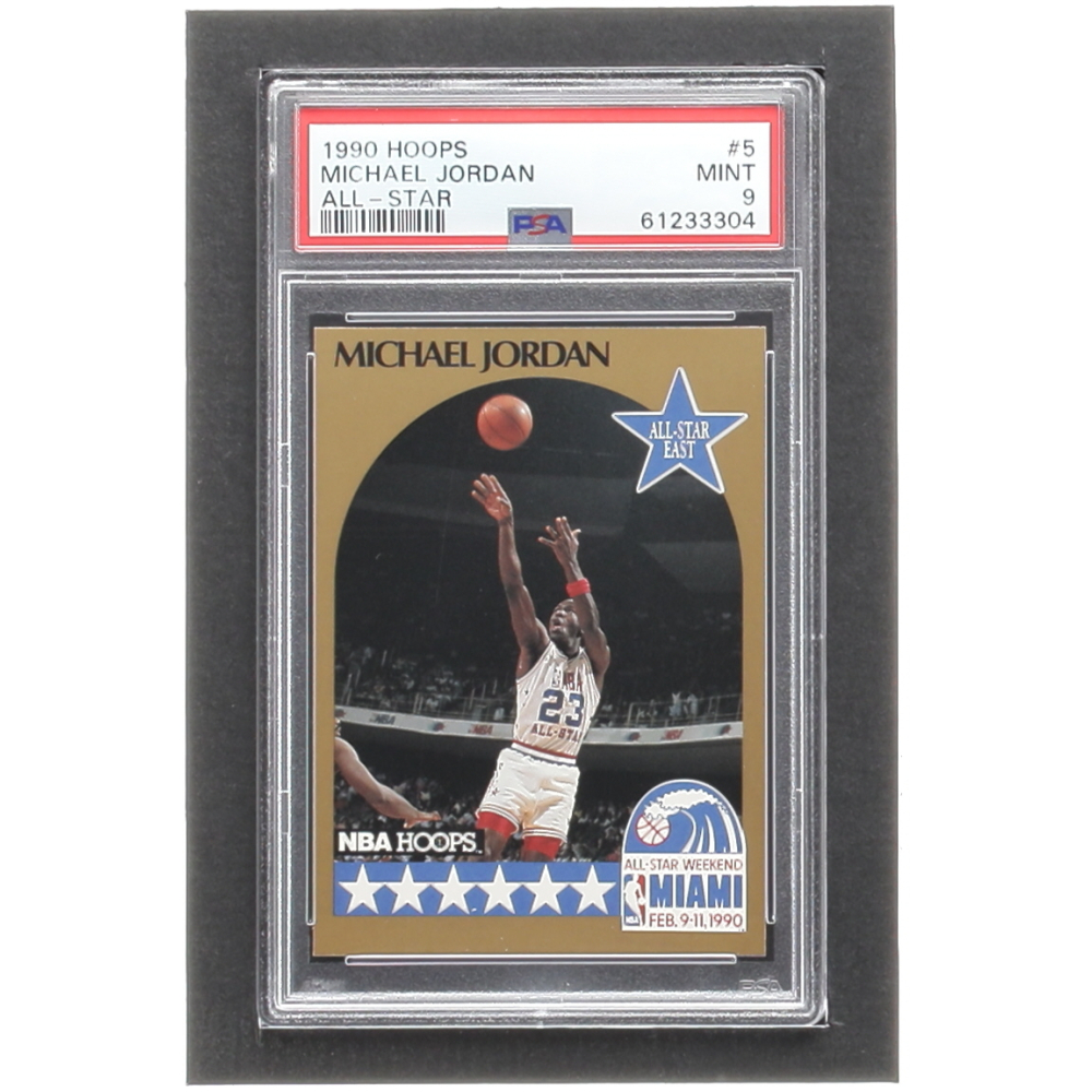 Michael Jordan 1990-91 Hoops #5 All-Star SP (PSA 9) | Pristine Auction