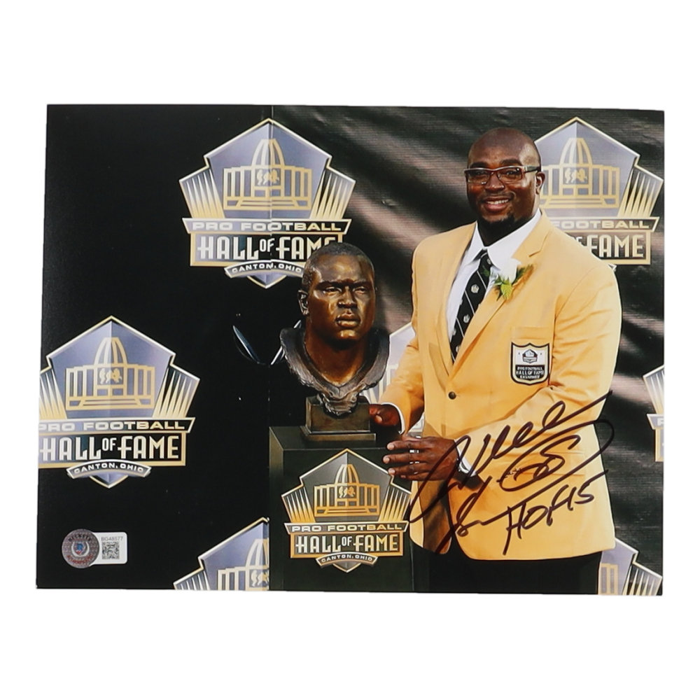 Will Shields Signed Chiefs 8x10 Photo Inscribed "HOF 15" (Beckett ...