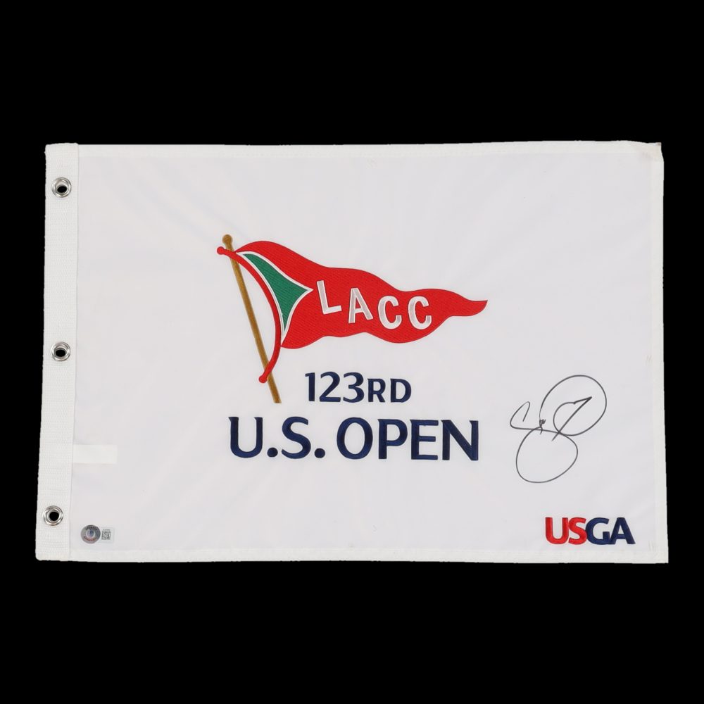 Jason Day Signed 123rd U.S. Open Pin Flag (Beckett) | Pristine Auction