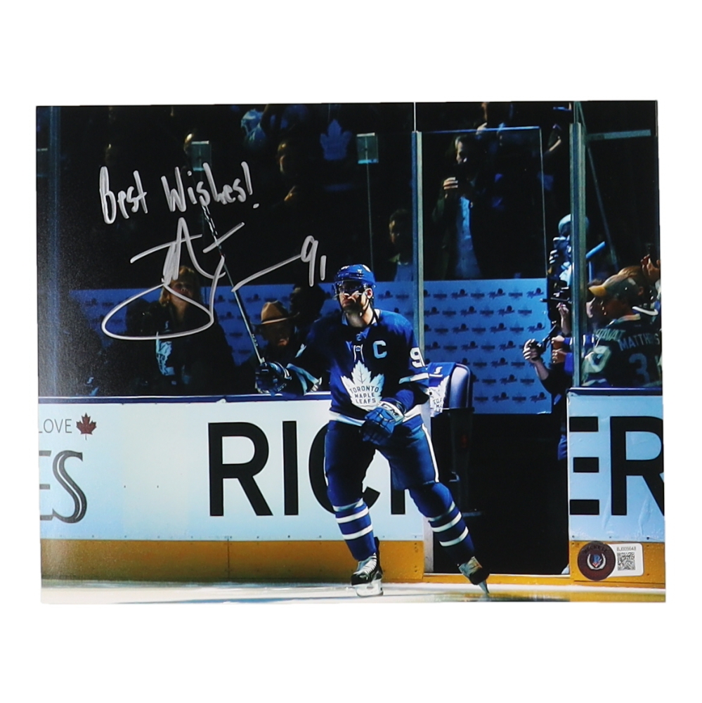 John Tavares Signed Maple Leafs 8x10 Photo (Beckett) | Pristine Auction