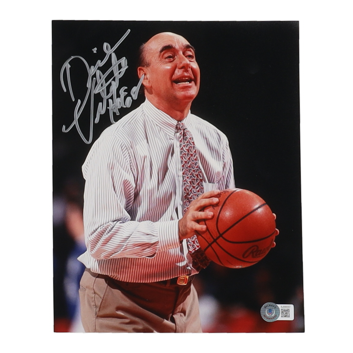 Dick Vitale Signed 8x10 Photo Inscribed "HOF 08" (Beckett) | Pristine ...