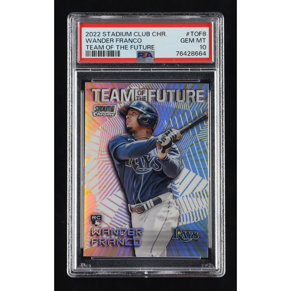 Wander Franco 2022 Stadium Club Chrome Team of the Future #TOF8 (PSA 10 ...