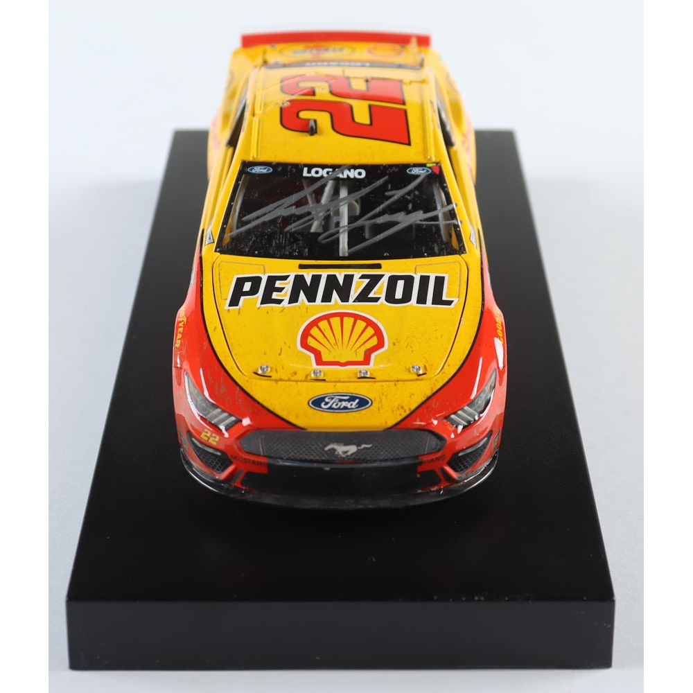 Joey Logano Signed LE NASCAR #22 Shell Penzoil Bristol Win 2021 Mustang ...