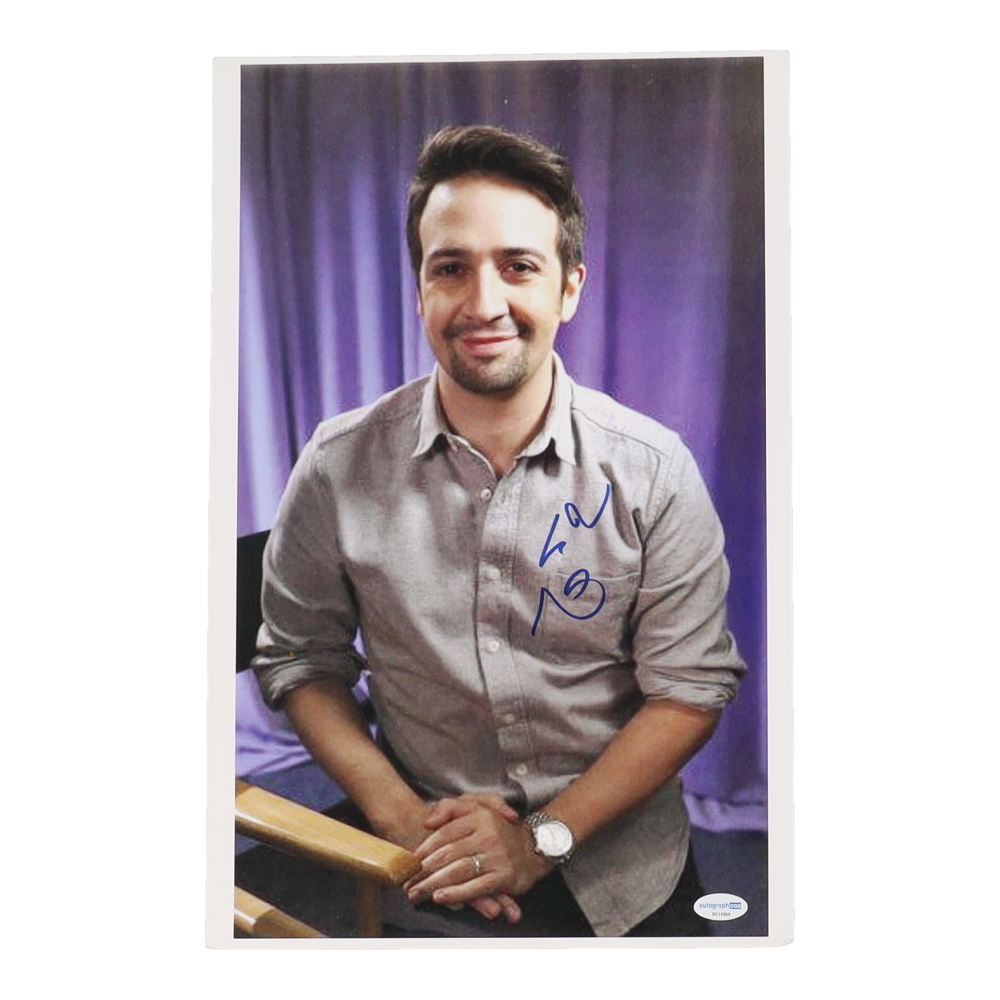 Lin-Manuel Miranda Signed 11x17 Photo (AutographCOA) | Pristine Auction