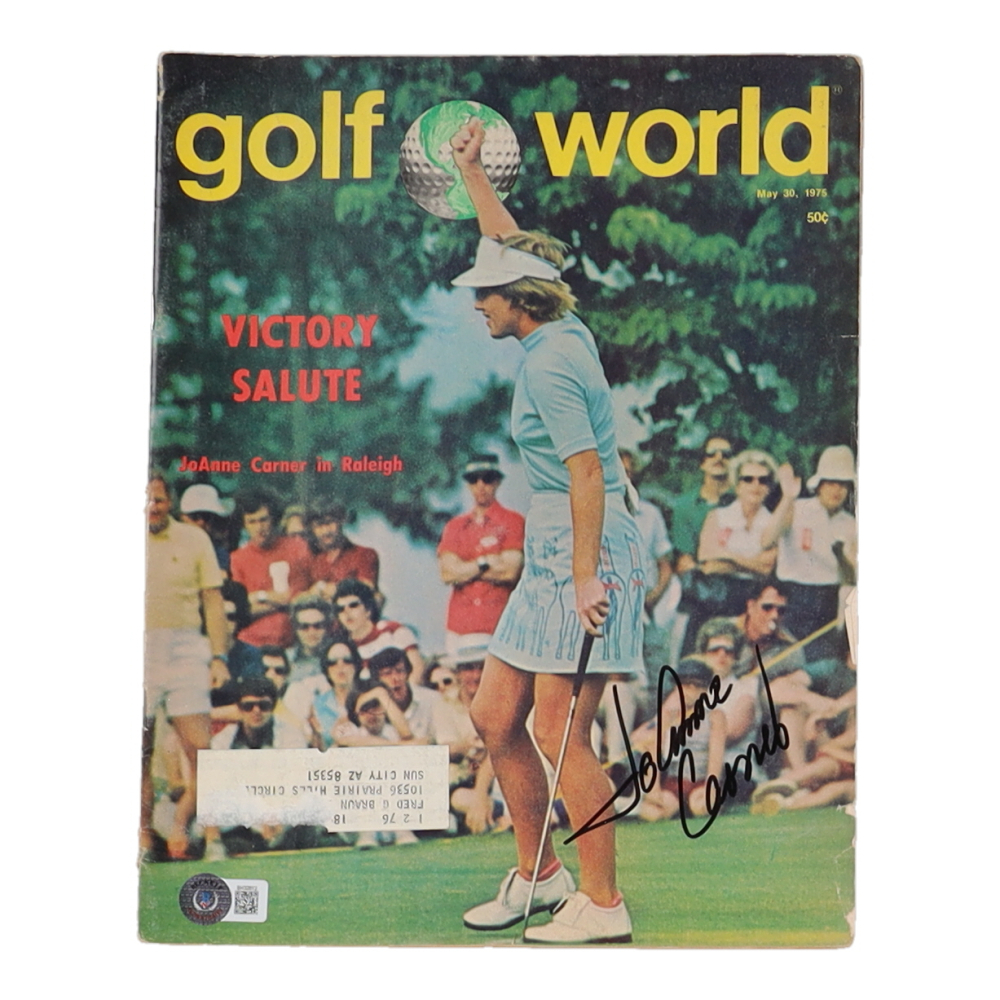 JoAnne Carner Signed 1975 Golf World Magazine (Beckett) | Pristine Auction