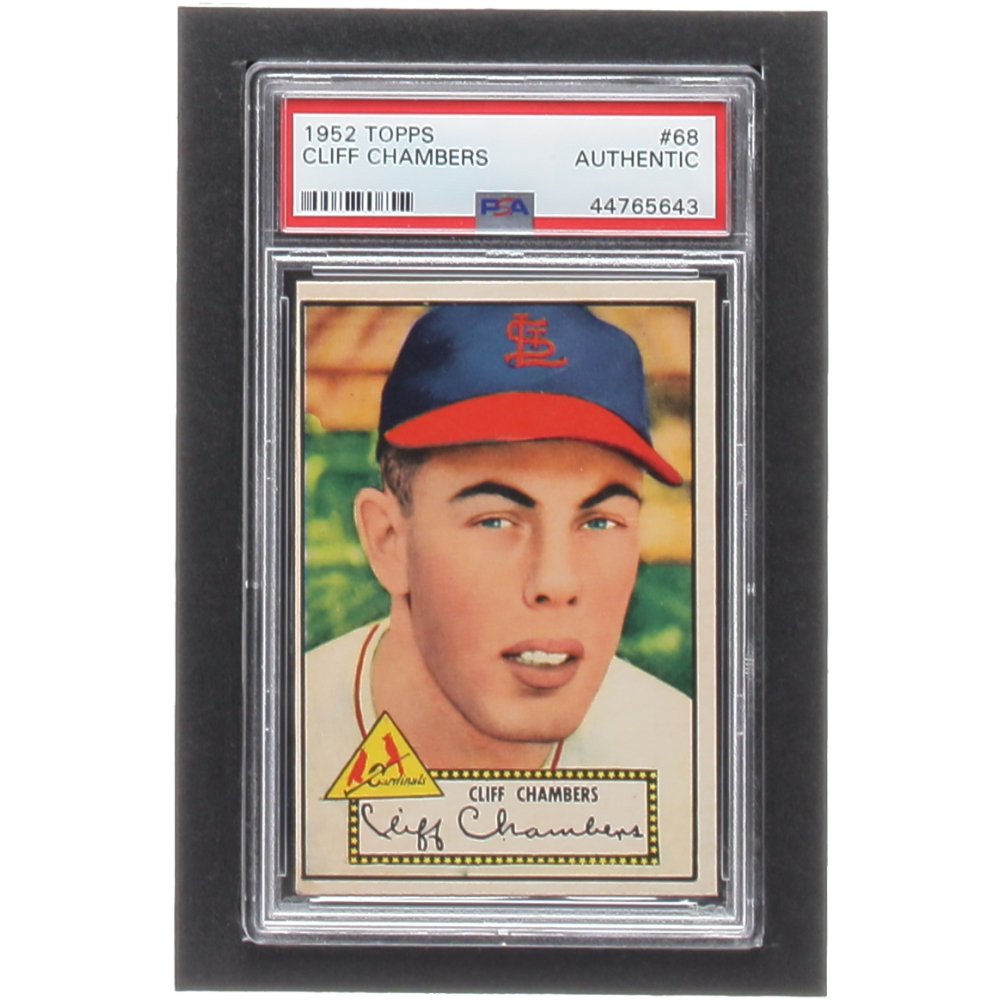 Cliff Chambers 1952 Topps #68 (PSA) | Pristine Auction