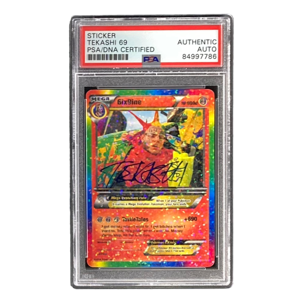 Tekashi 6ix9ine Signed TattleTales Pokemon Card (PSA) | Pristine Auction