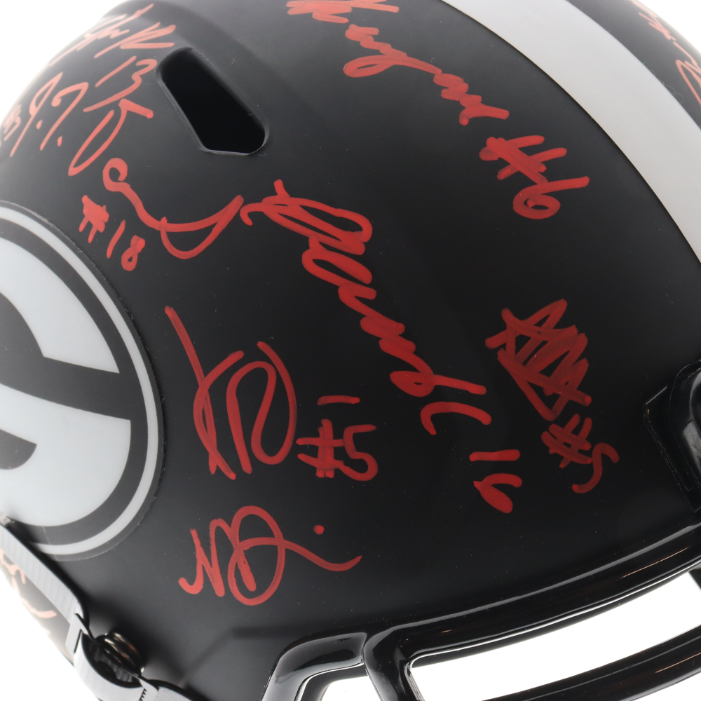 2021 Georgia Bulldogs Full-Size Eclipse Alternate Speed Helmet Team ...