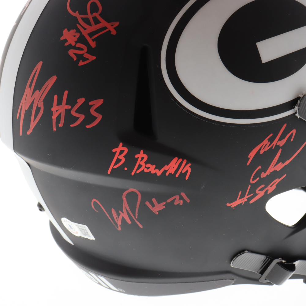 2021 Georgia Bulldogs Full-Size Eclipse Alternate Speed Helmet Team ...