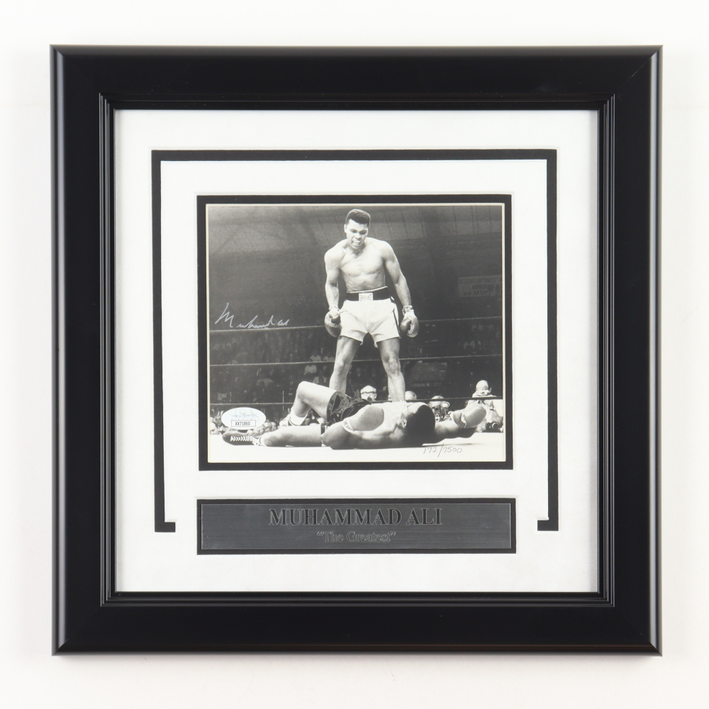 Muhammad Ali Signed Custom Framed LE Photo Display (JSA) | Pristine Auction