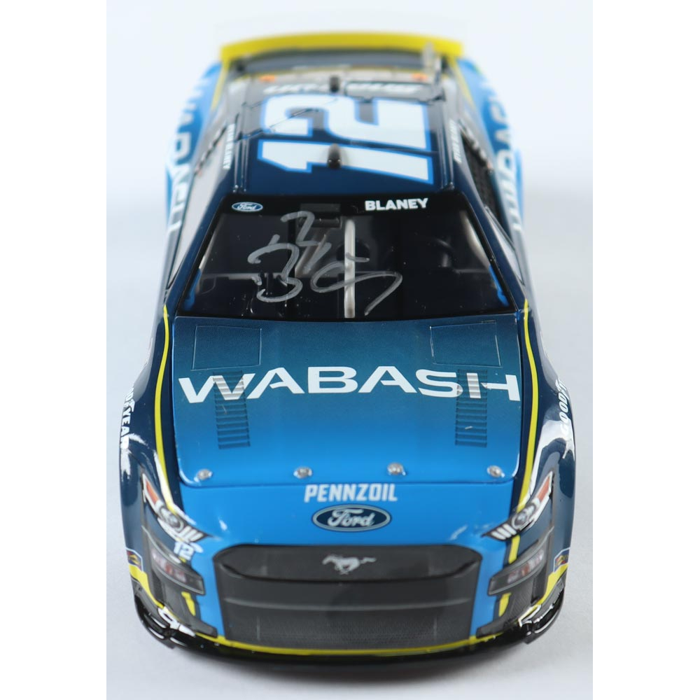 Ryan Blaney Signed NASCAR #12 Wabash 2022 Mustang - 1:24 Premium ...