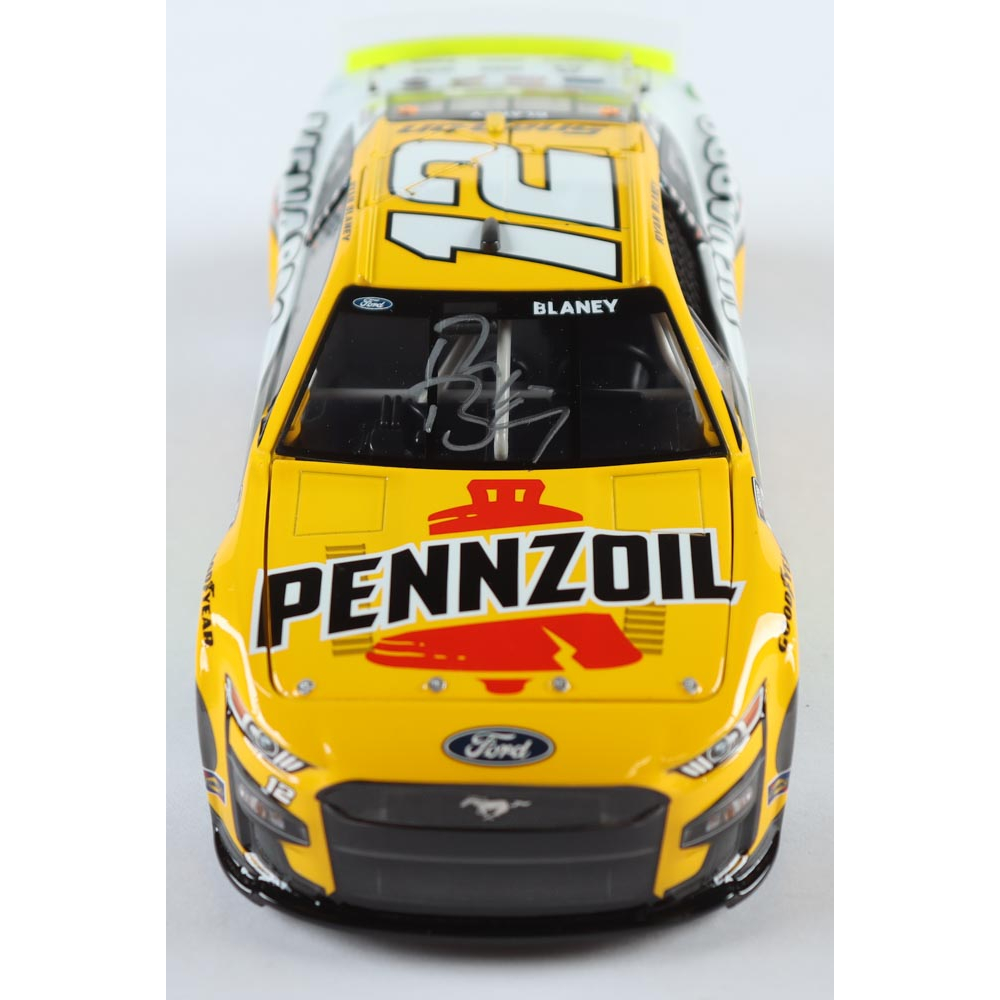 Ryan Blaney Signed NASCAR #12 Penzoil Menards 2022 Mustang - 1:24 ...