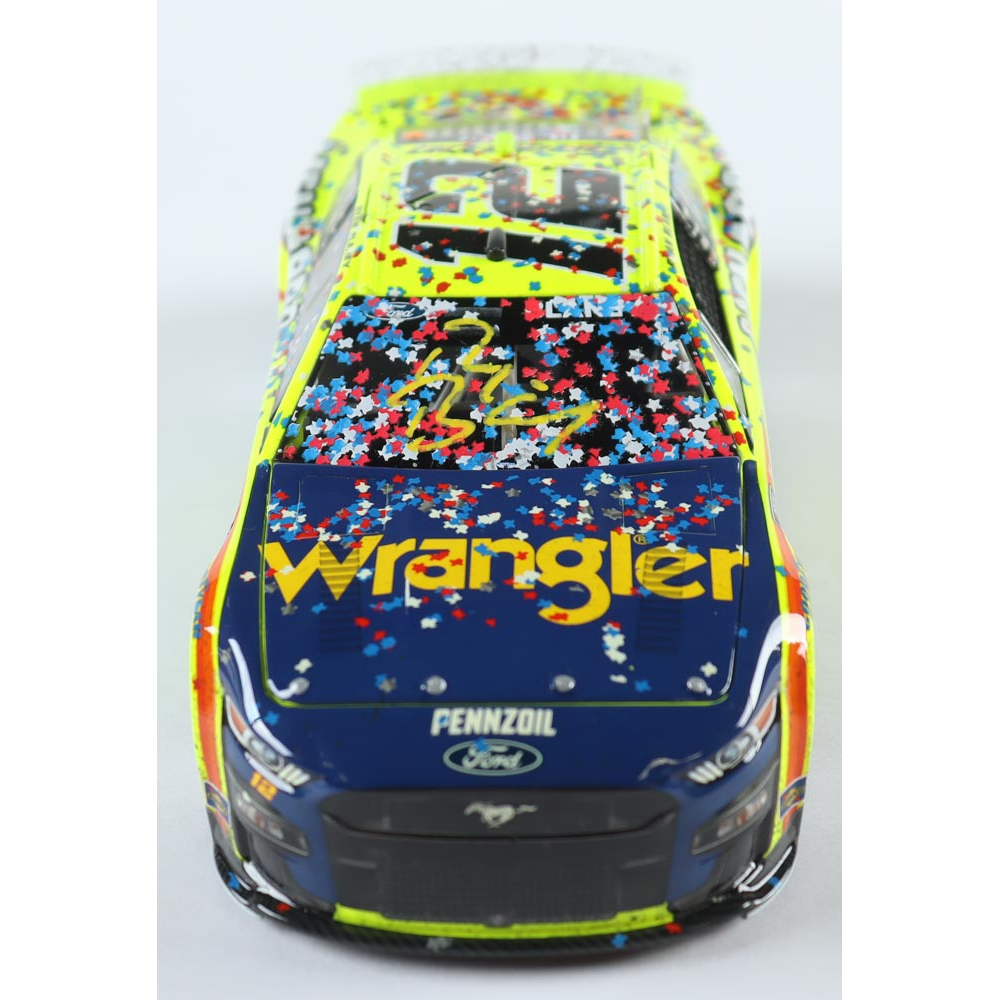Ryan Blaney Signed LE NASCAR #12 Wrangler-Menards All-Star Win 2022 ...
