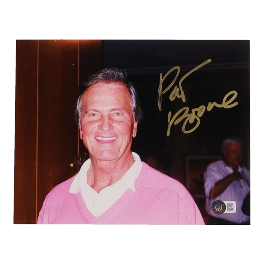 Pat Boone Signed 8x10 Photo (Beckett) | Pristine Auction