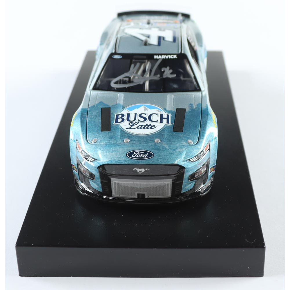 Kevin Harvick Signed LE NASCAR #4 Busch Light Latte 2022 Mustang - 1:24 ...