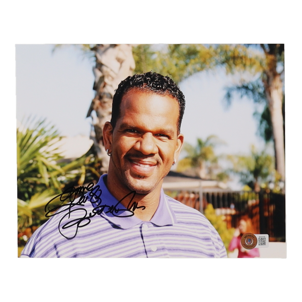 Andre Reed Signed 8x10 Photo Inscribed "Best Of Luck" (Beckett ...