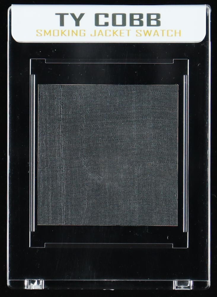 Ty Cobb Personally Worn/Owned Smoking Jacket Swatch (Sportscards.com ...