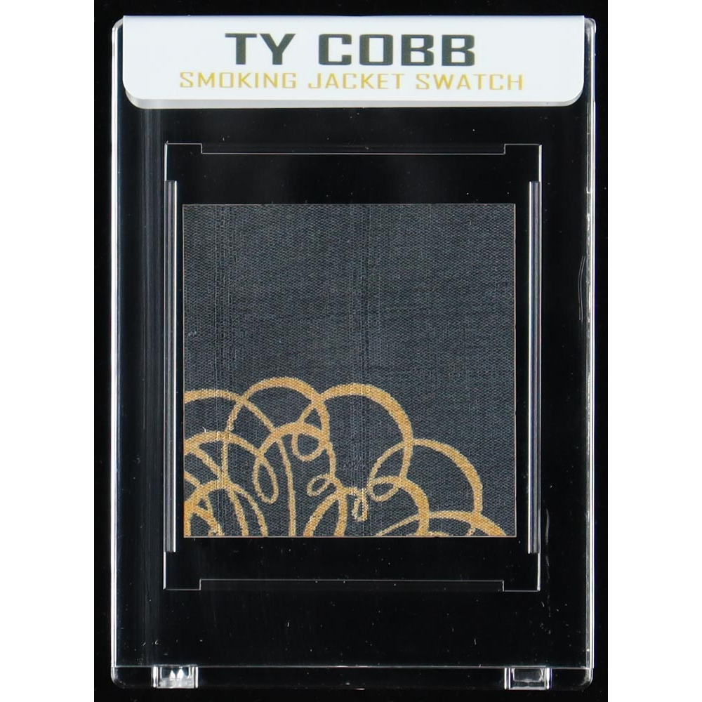 Ty Cobb Personally Worn/Owned Smoking Jacket Swatch (Sportscards.com ...