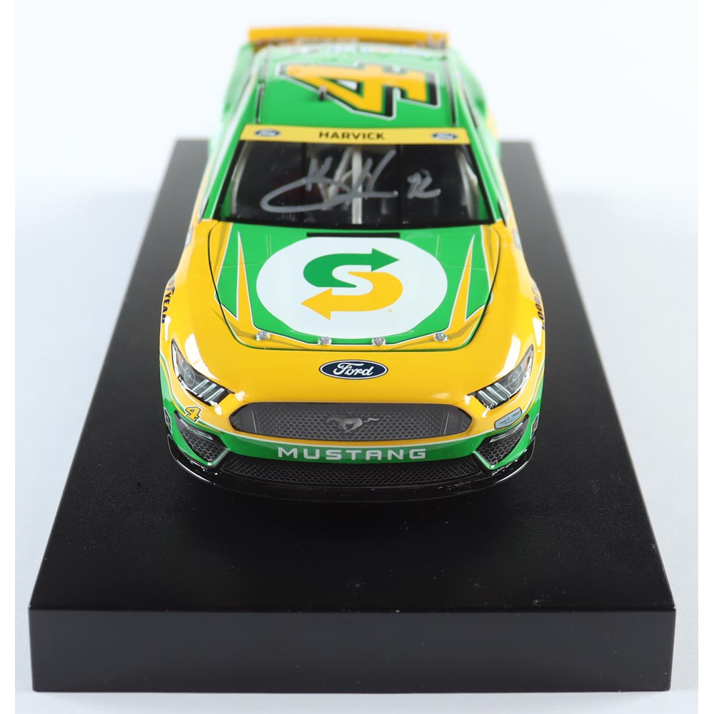Kevin Harvick Signed LE NASCAR #4 Subway 2021 Mustang - 1:24 Diecast ...