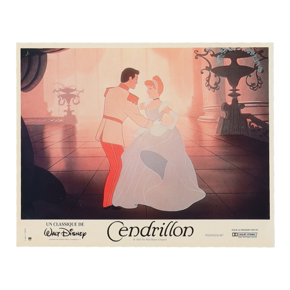 Disney "Cinderella" France Movie House Used Complete Set of (9) Lobby ...