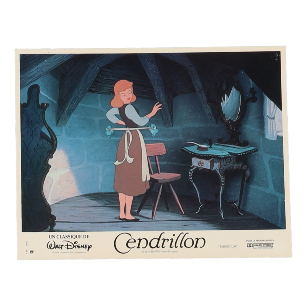 Disney "Cinderella" France Movie House Used Complete Set of (9) Lobby ...