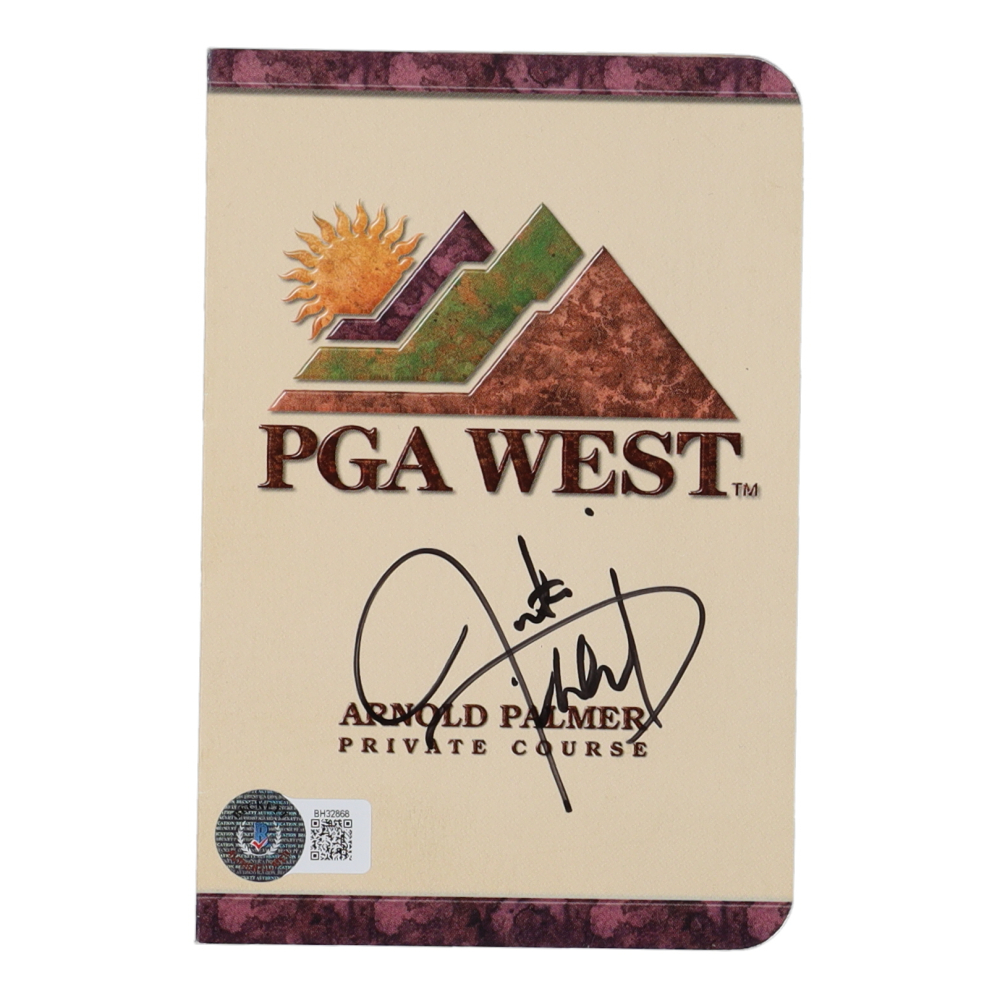 Justin Timberlake Signed Golf Score Card (Beckett) | Pristine Auction