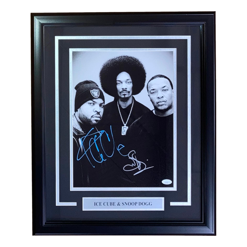 Snoop Dogg & Ice Cube Signed 16x20 Custom Framed Photo Display (JSA ...