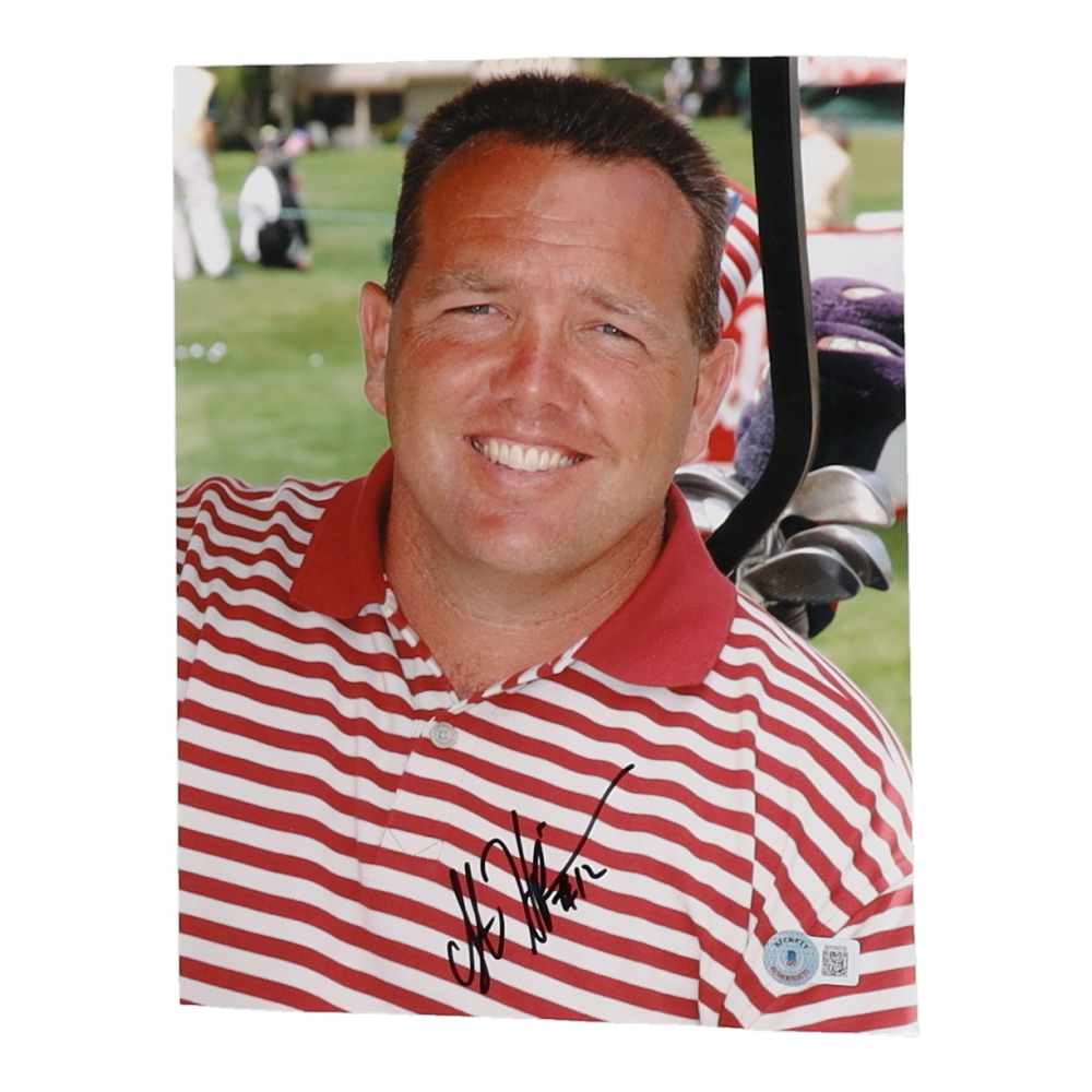 Stan Humphries Signed 8x10 Photo (Beckett) | Pristine Auction