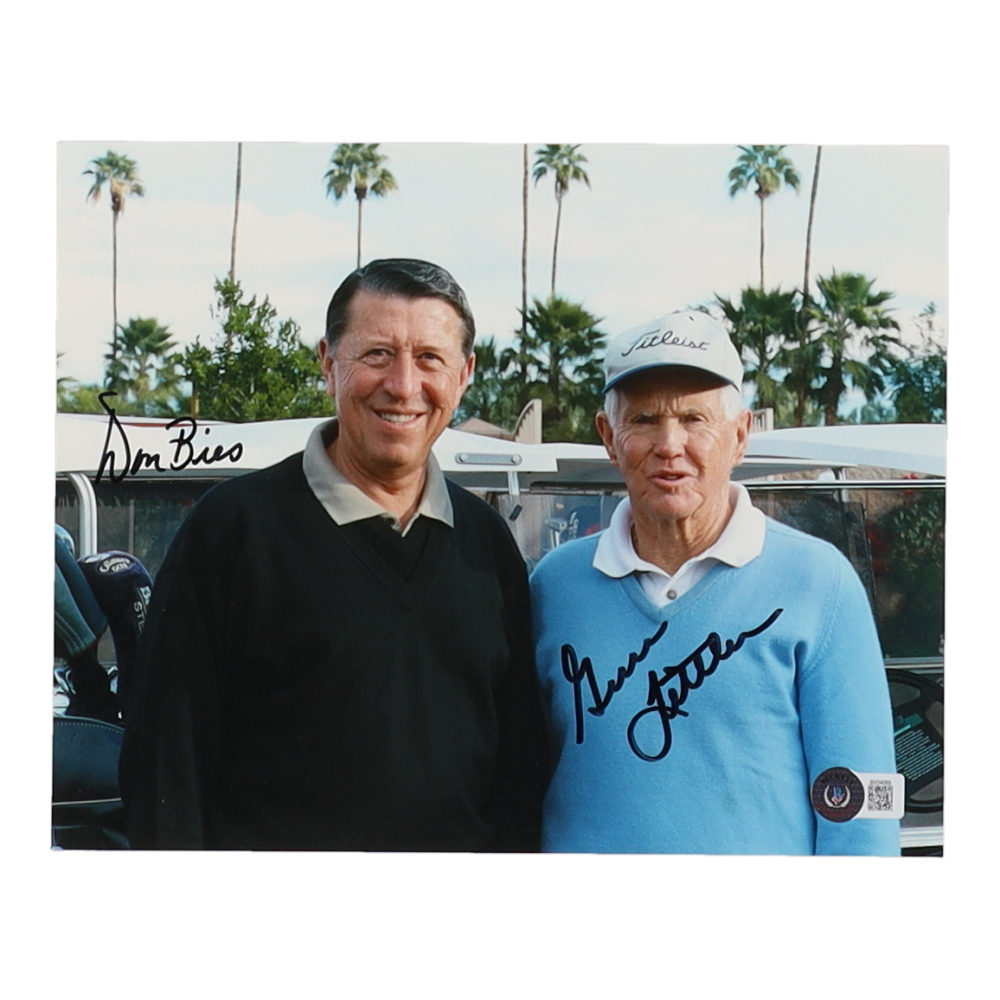 Don Bies & Gene Littler Signed 8x10 Photo (Beckett) | Pristine Auction