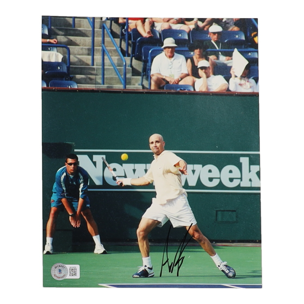 Andre Agassi Signed 8x10 Photo (Beckett) | Pristine Auction