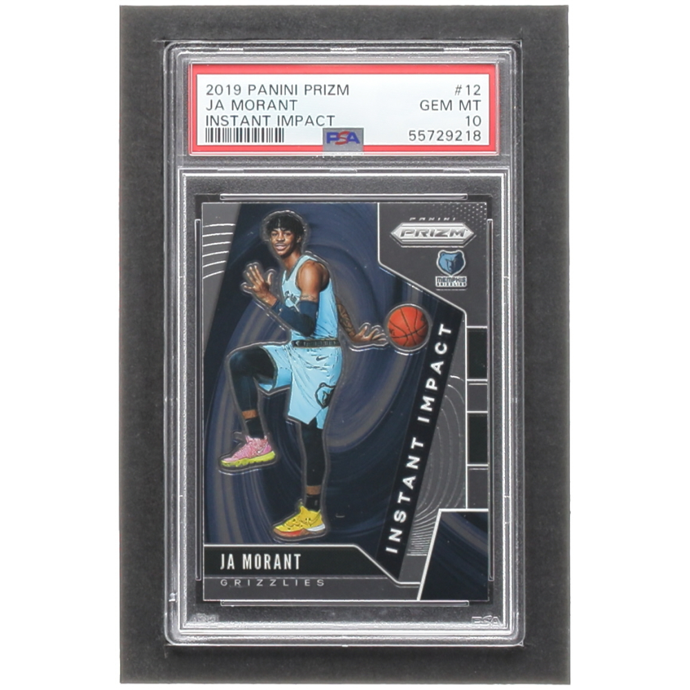 Ja Morant 2019-20 Panini Prizm Instant Impact #12 RC (PSA 10 ...