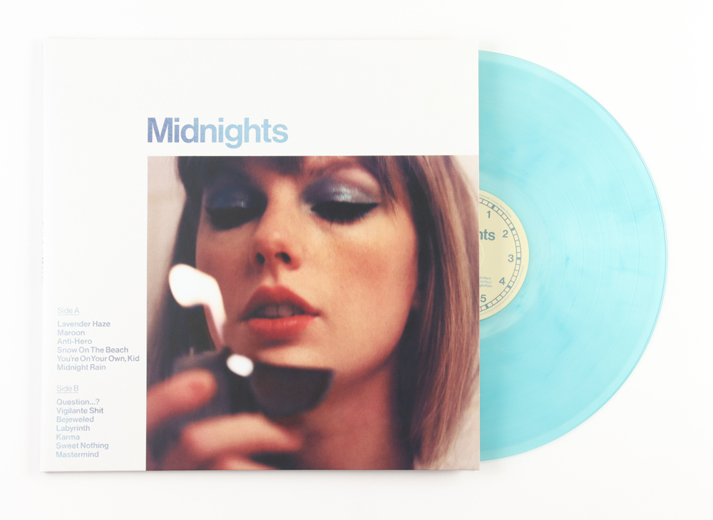 Taylor Swift Signed "Midnights" Vinyl Record Album Insert (Beckett ...