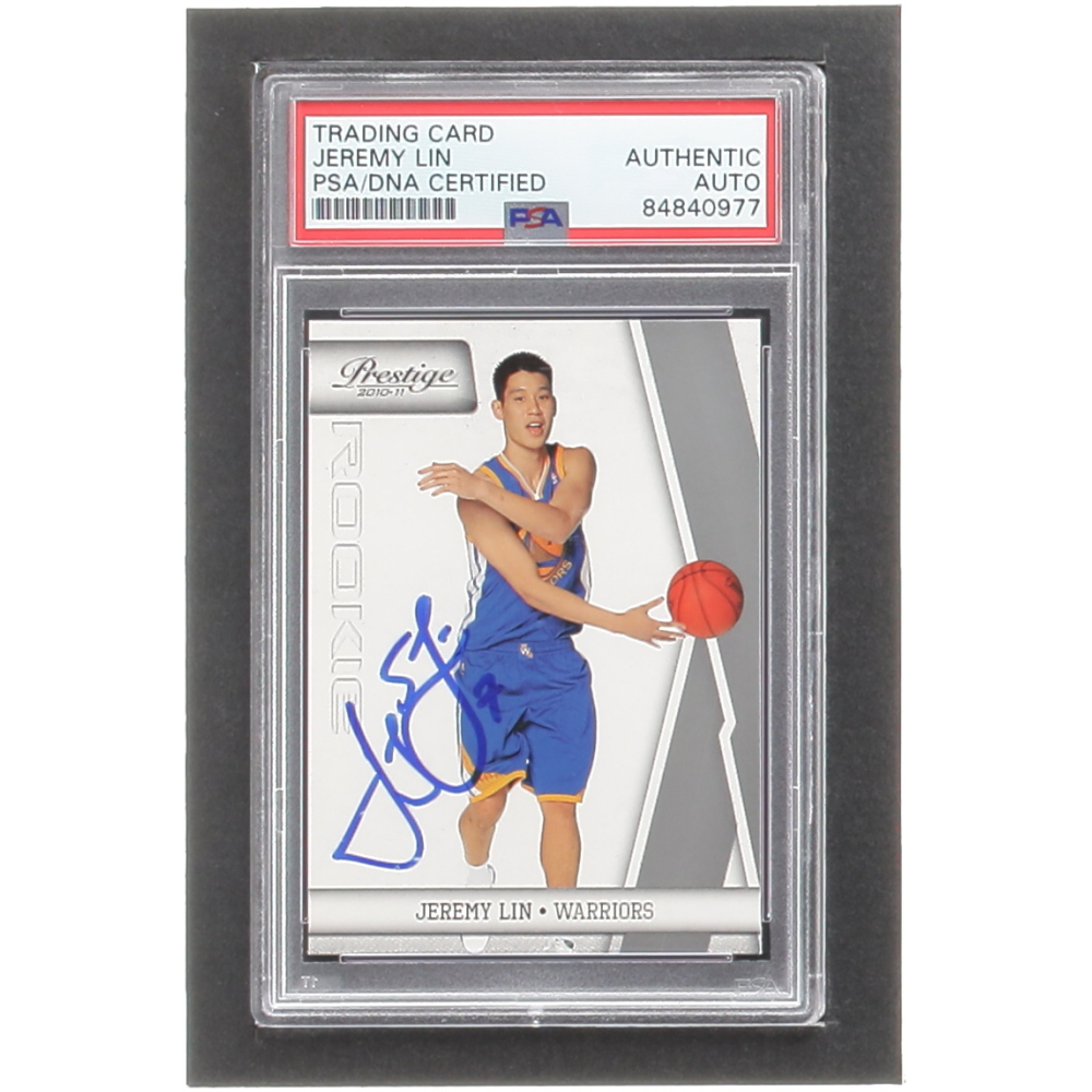 Jeremy Lin Signed 2010-11 Prestige #210 RC (PSA) | Pristine Auction