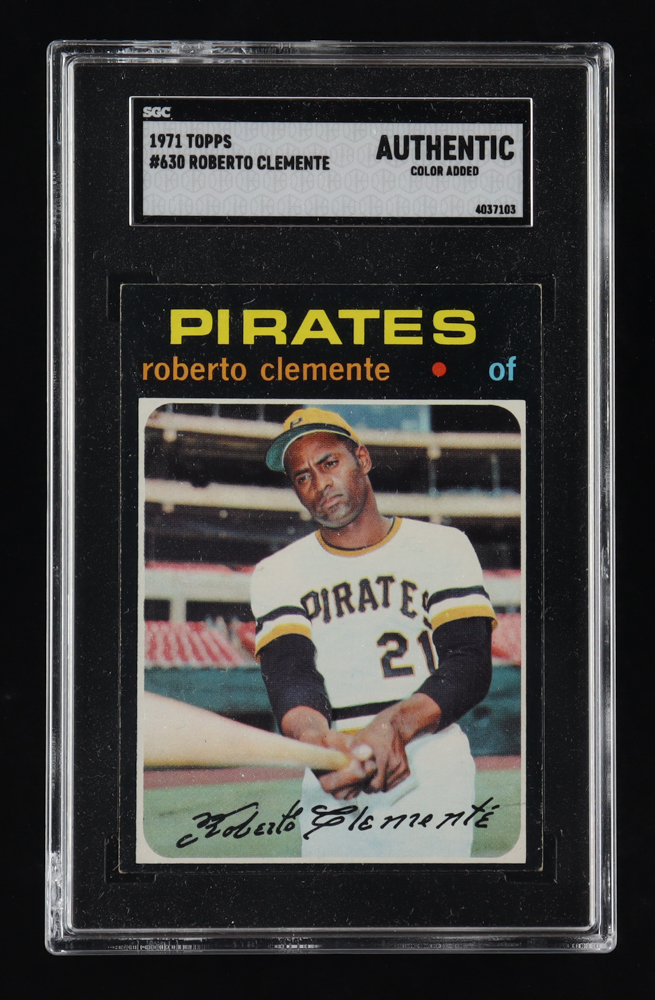 Roberto Clemente 1971 Topps #630 (SGC Authentic) | Pristine Auction