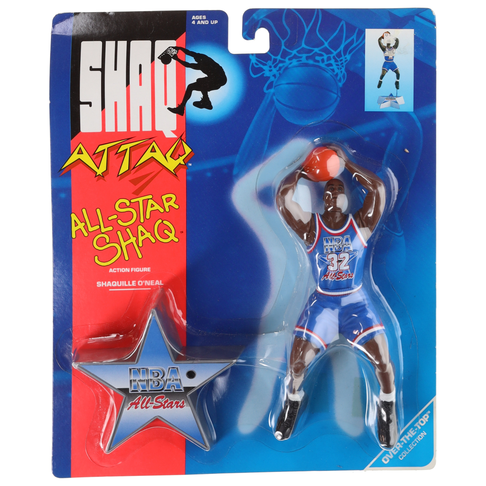 Shaquille O'Neal 1993 Kenner Shaq Attaq All-Star Shaq Action Figure | Pristine Auction