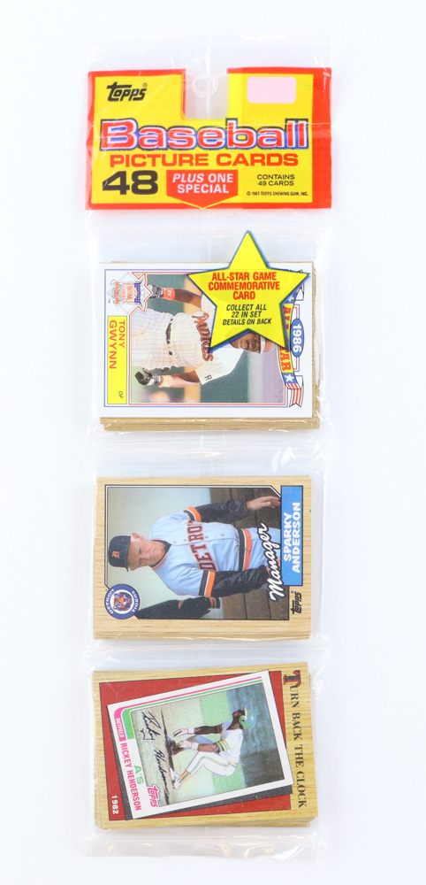 1987 Topps Baseball Rack Pack with (49) Cards | Pristine Auction