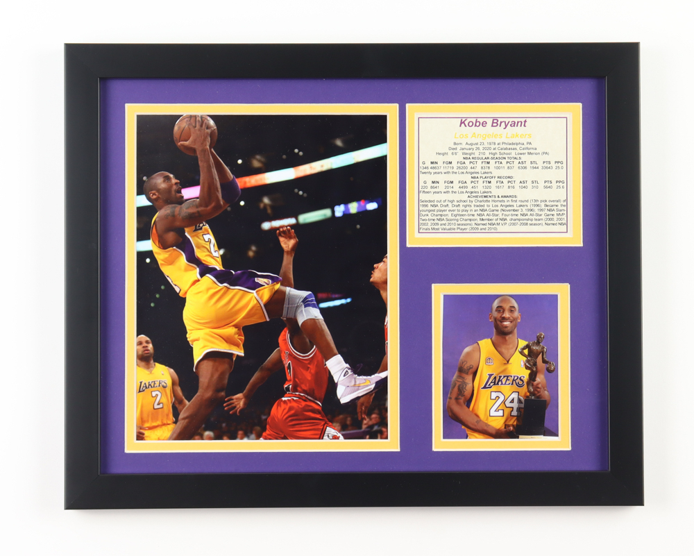 Kobe Bryant Lakers Custom Framed Photo Display | Pristine Auction