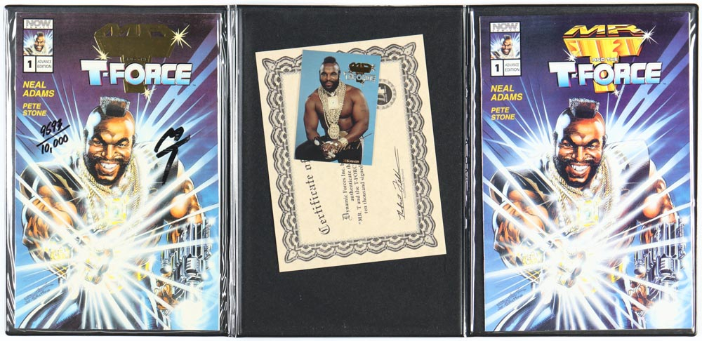Mr. T Signed "Mr. T and the T-Force" Issue #1D Now Comic Book (Dynamic ...