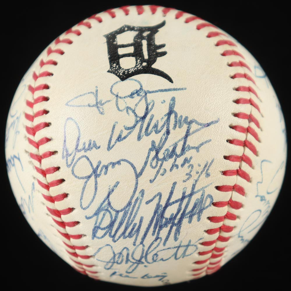 1991 Tigers Baseball Team-Signed by (26) with John Cerutti, Sparky ...