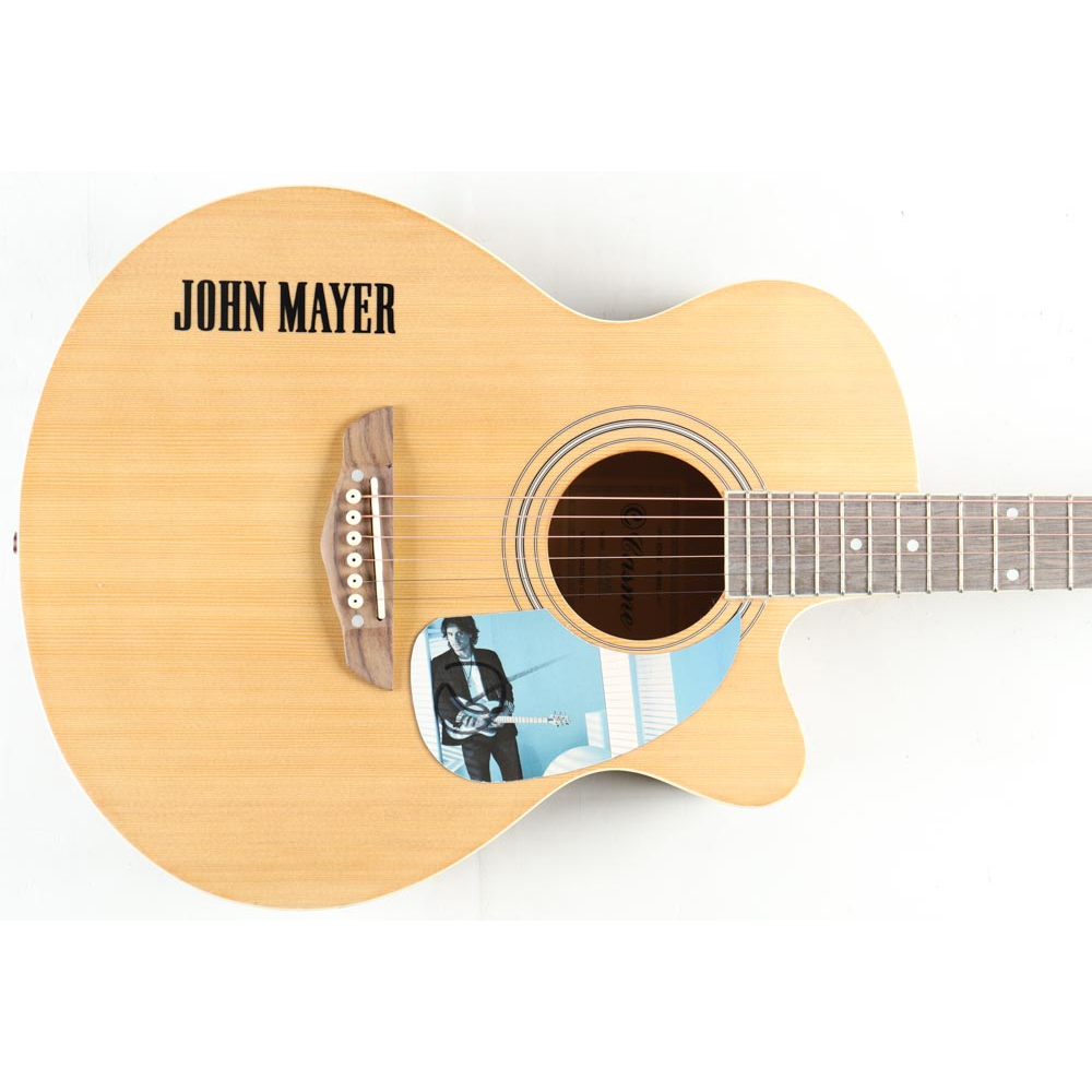 John Mayer Signed 40" Acoustic Guitar (AutographCOA) | Pristine Auction